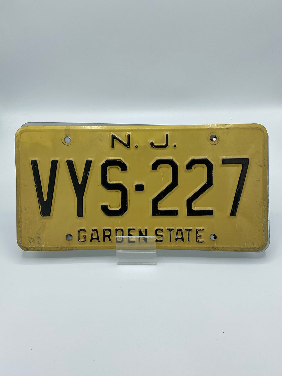 New Jersey License Plate – Brooklyn Woke Vintage