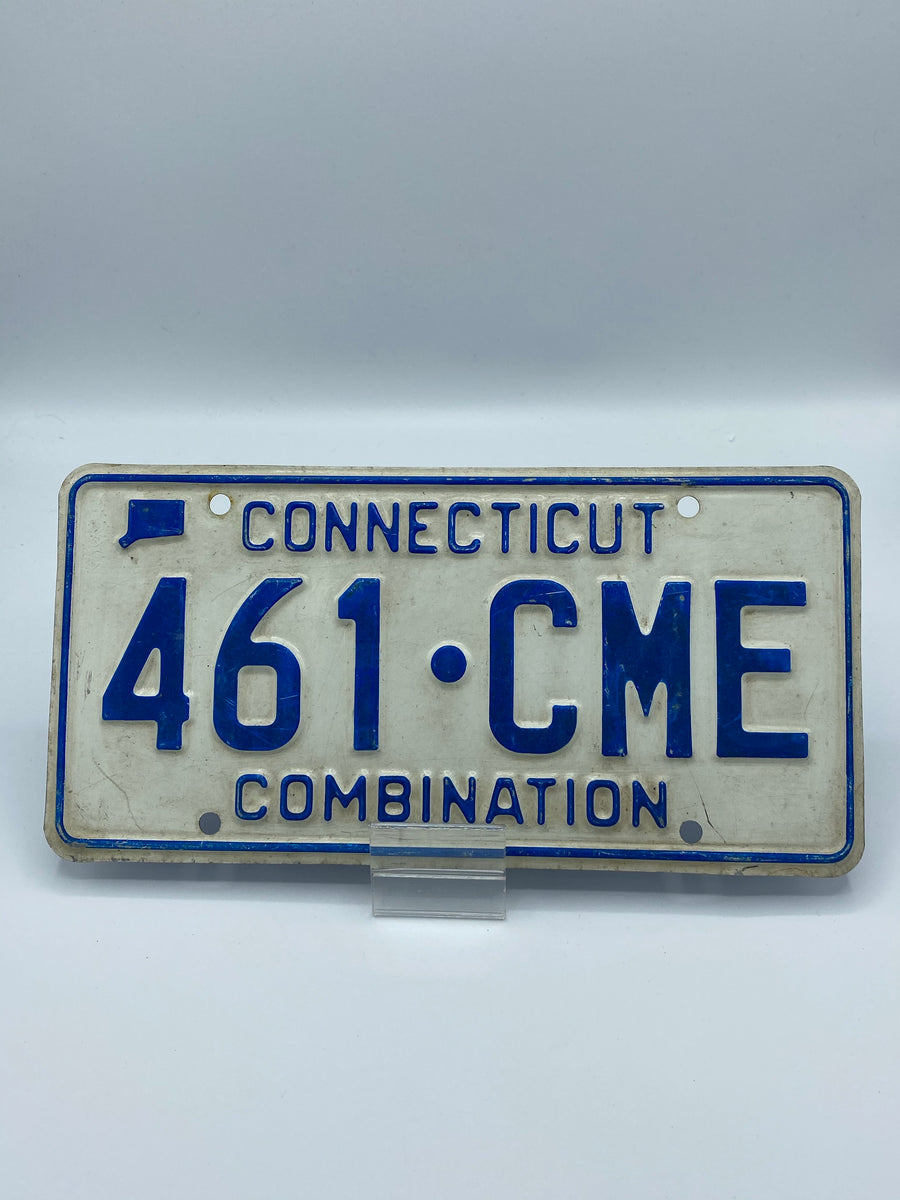 Connecticut License Plate – Brooklyn Woke Vintage