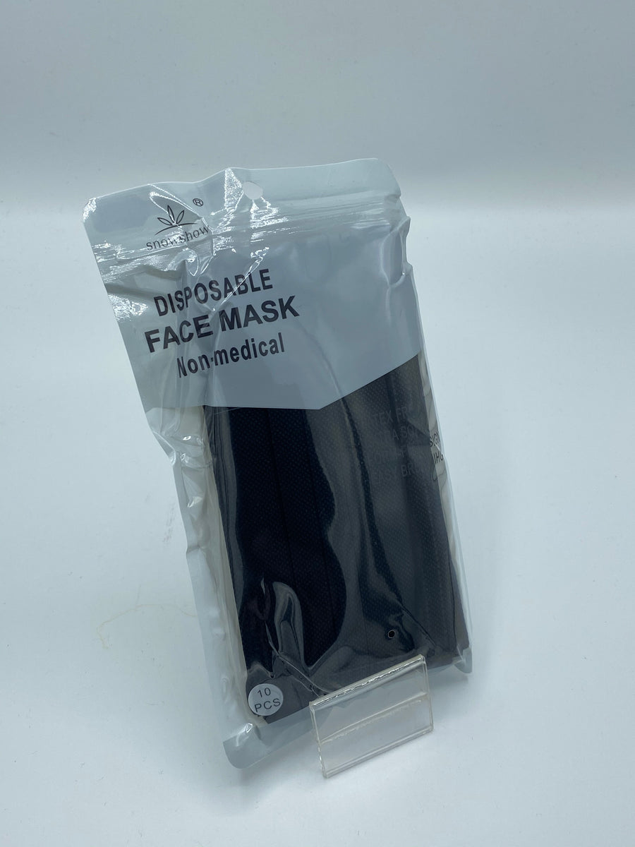 Black Disposable Masks 10 pack – Brooklyn Woke Vintage